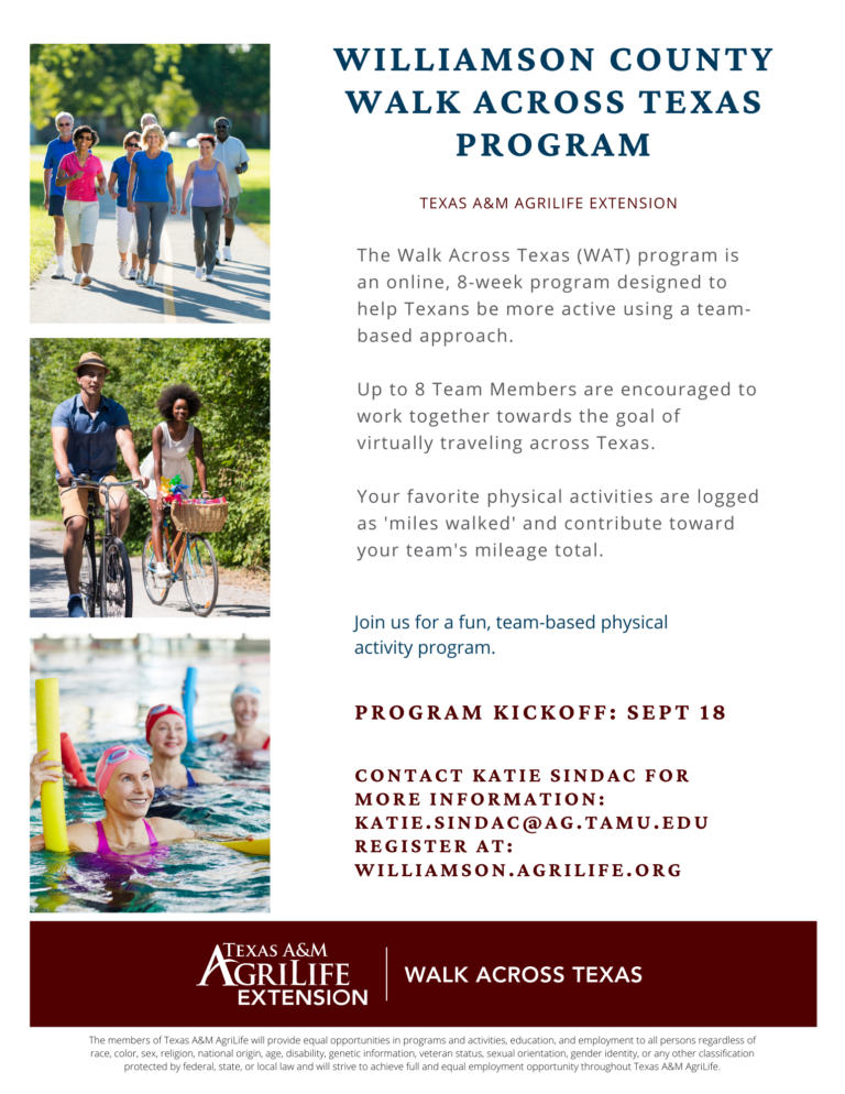 Walk Across Texas! - Williamson